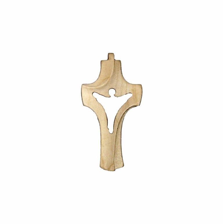 Croix moderne en bois naturel - Séraphin Créations